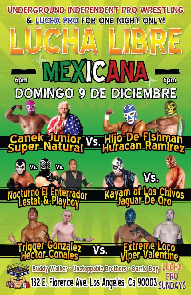 UIPW & LUCHA PRO LUCHA LIBRE EVENT | SoCalUNCENSORED.com