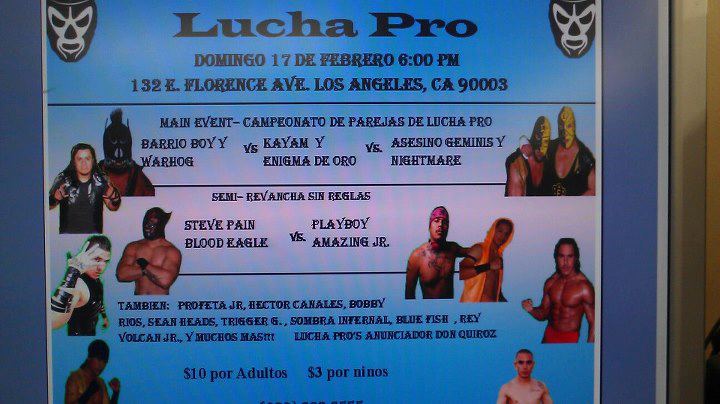 Lucha Pro | SoCalUNCENSORED.com