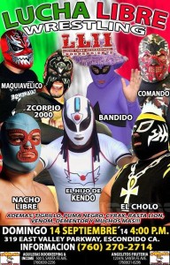 LLII Lucha Libre Internacional Independiente in Escondido, Ca ...