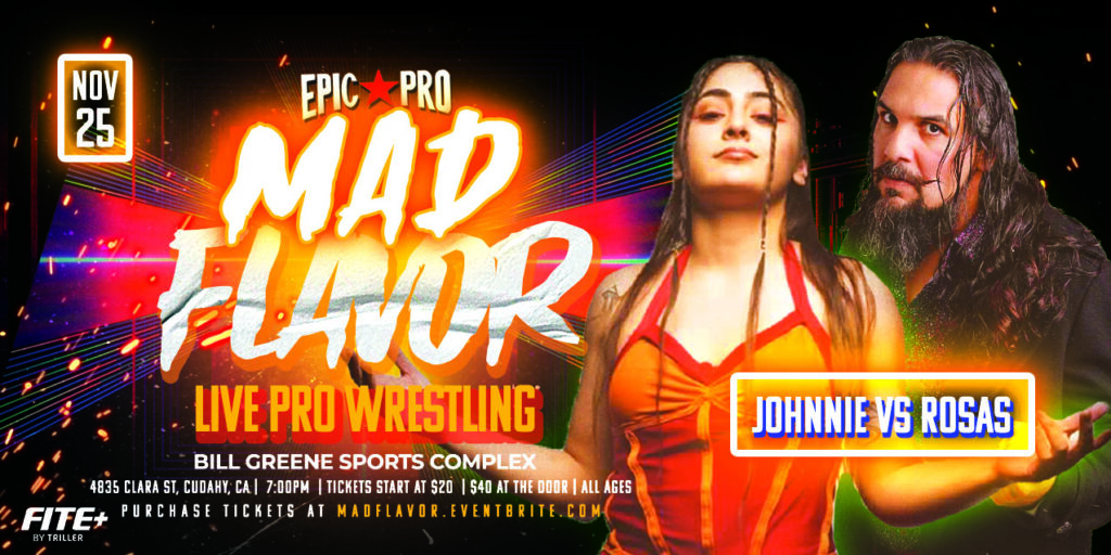 Ray Rosas vs. Johnnie Robbie to headline Epic Pro Wrestling on November ...